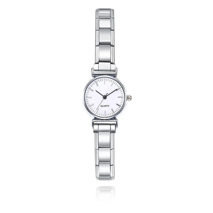 White Sleek Classic Watches – 777 charms